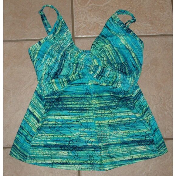 Sunsets | Swim | Sunsets Bright Colorful Sz 34d Built In Underwire Bra ...